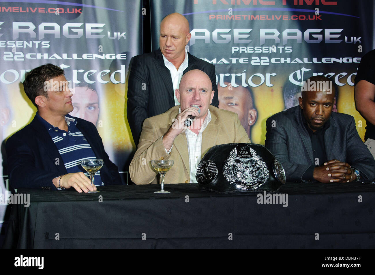 Jason barrett announce their forthcoming mma cage hi-res stock ...