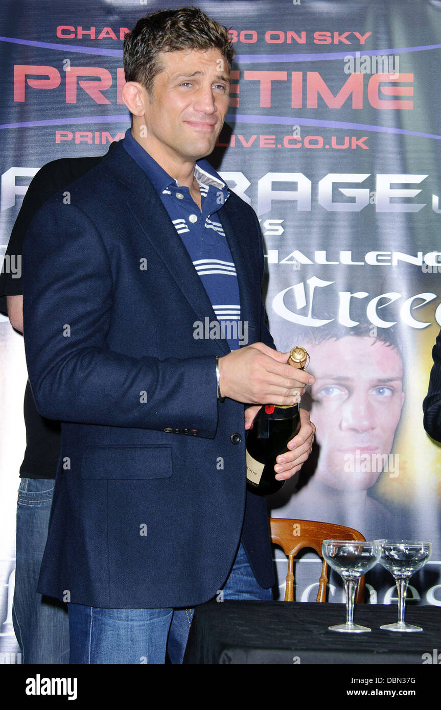 Jason barrett announce their forthcoming mma cage hi-res stock ...