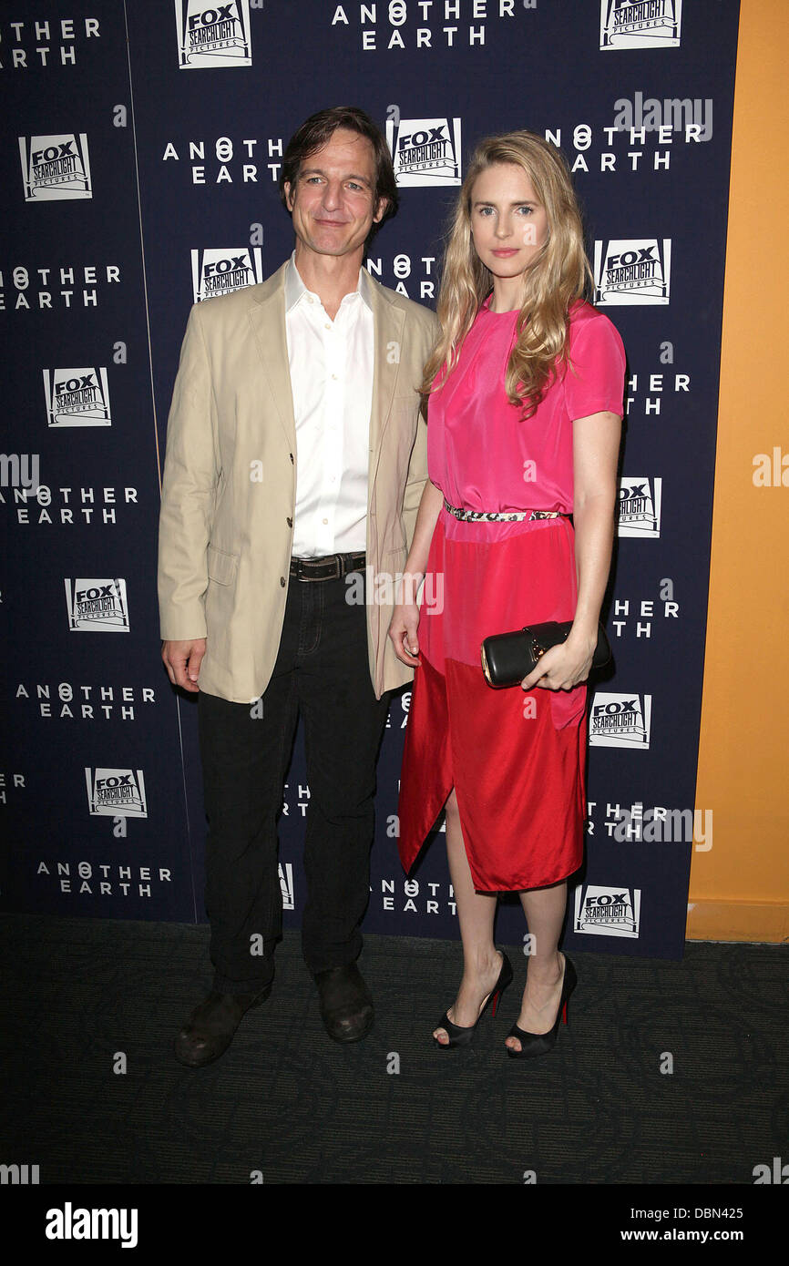 Actors William Mapother, Brit Marling, at the premiere of Fox ...