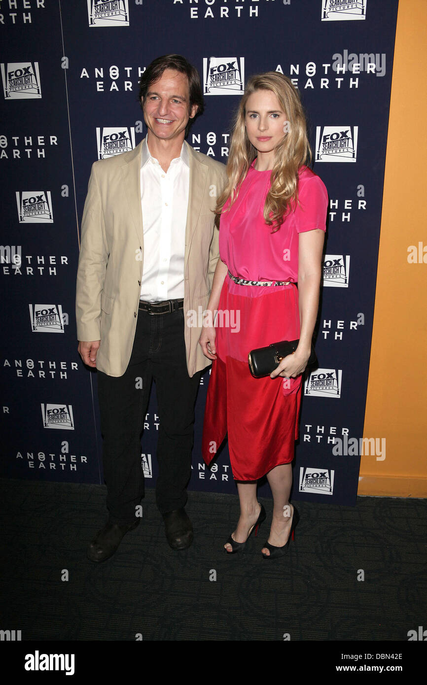 Actors William Mapother, Brit Marling, at the premiere of Fox ...