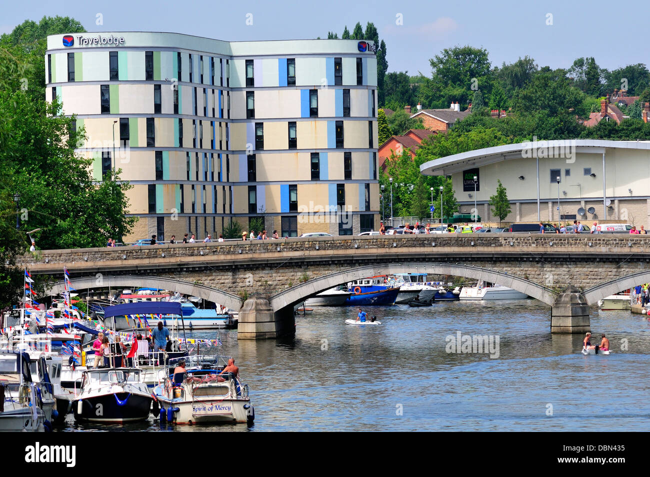 Maidstone, Kent, England, UK. Annual Maidstone River Festival (July ...