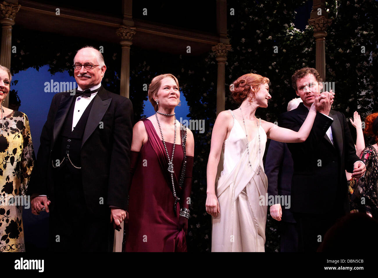 Simon Jones, Rebecca Luker, Jill Paice and Kevin Earley Opening night ...
