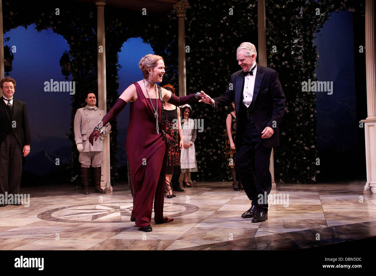 Rebecca Luker, Michael Siberry and cast Opening night of the Off ...