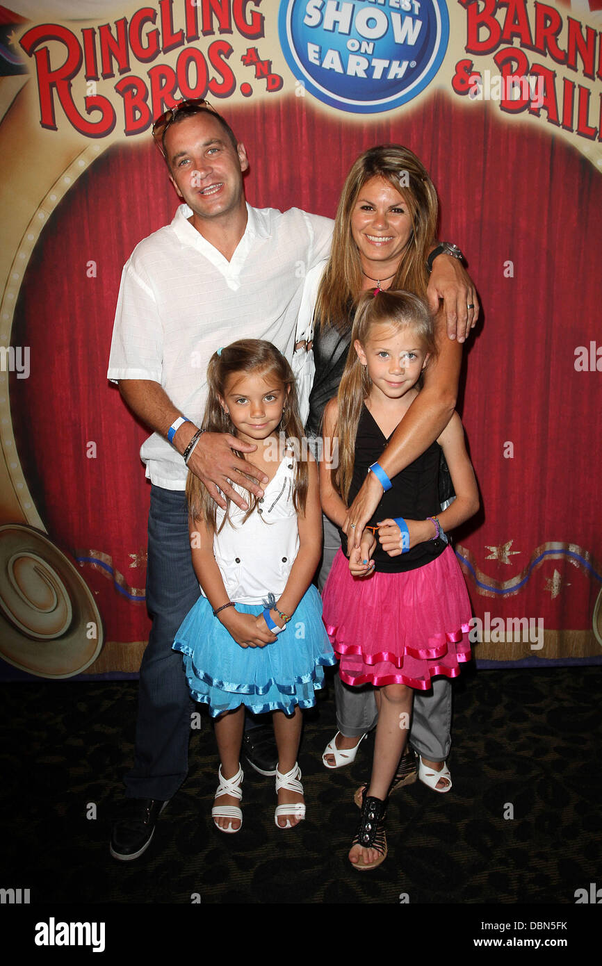 Philippe Giacomi, Isabelle Giacomi and kids Los Angeles premiere of ...