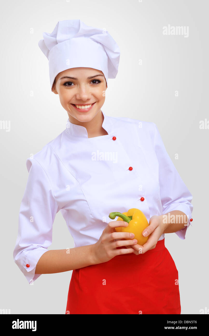 Portrait of a cook Stock Photo - Alamy