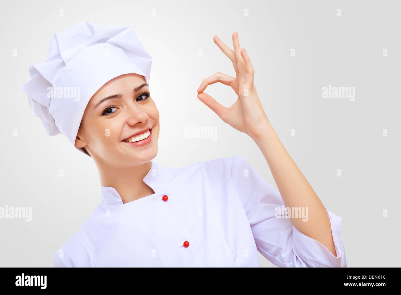 Portrait of a cook Stock Photo - Alamy