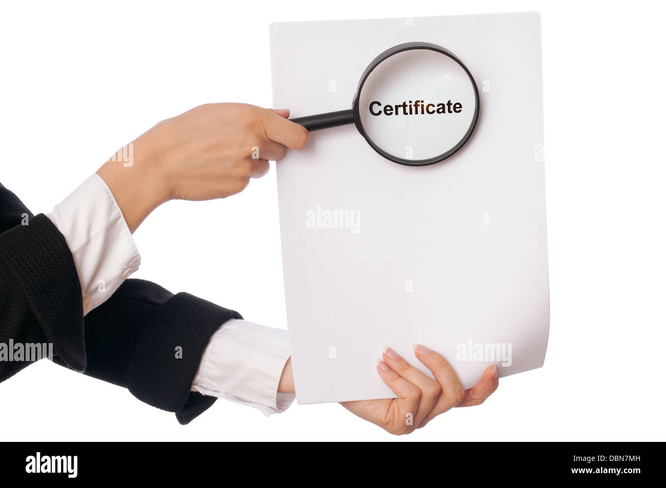 Person holding certificate white hi-res stock photography and images ...