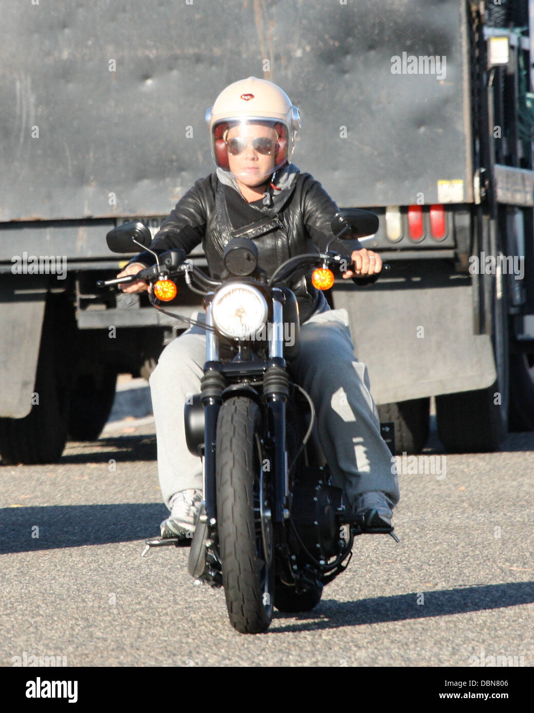 Pink and her husband Carey Hart spend some quality time together riding ...