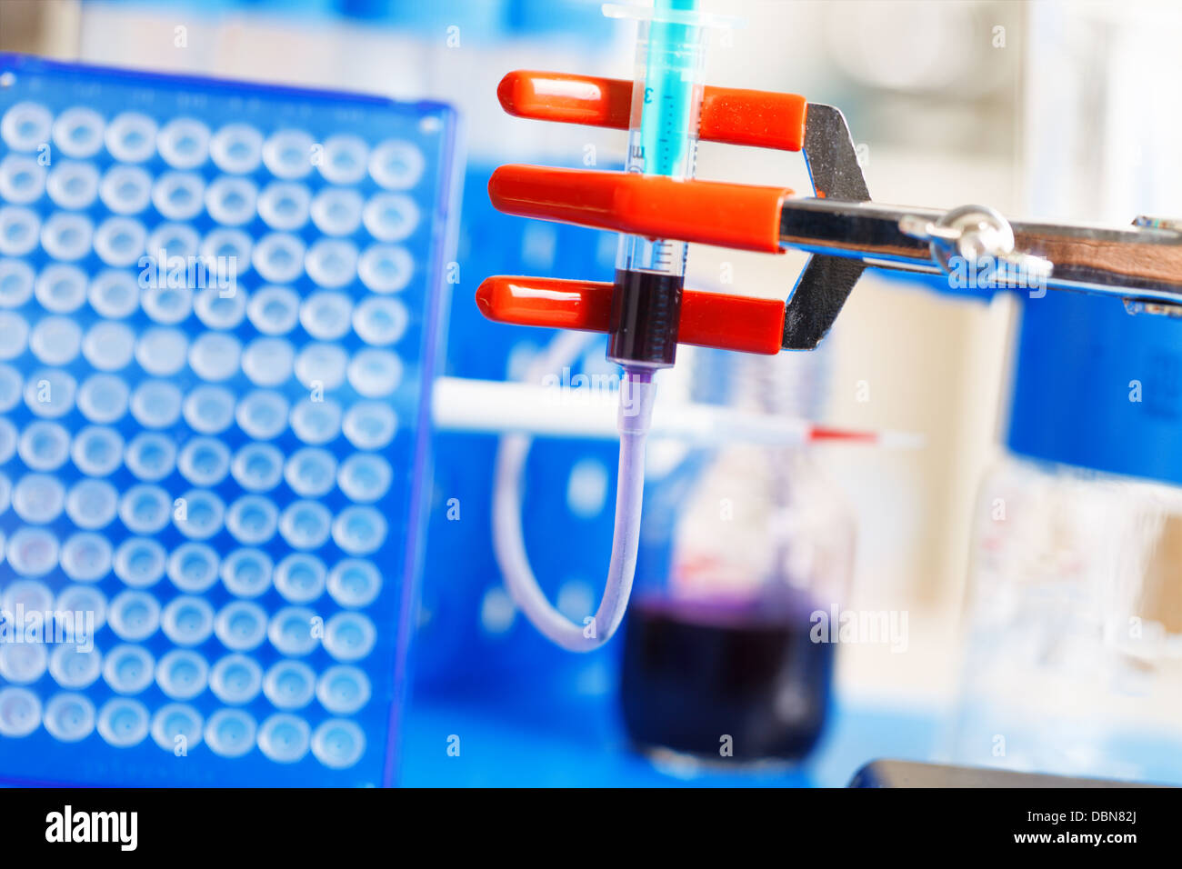 setup for the PCR reaction Stock Photo - Alamy