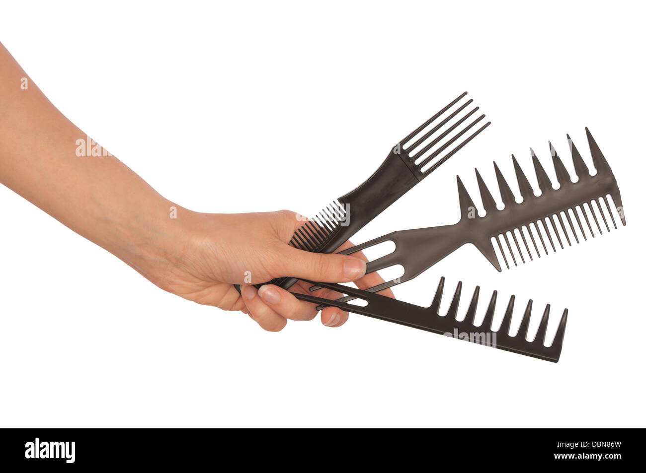 Fashion haircut design Cut Out Stock Images & Pictures - Alamy