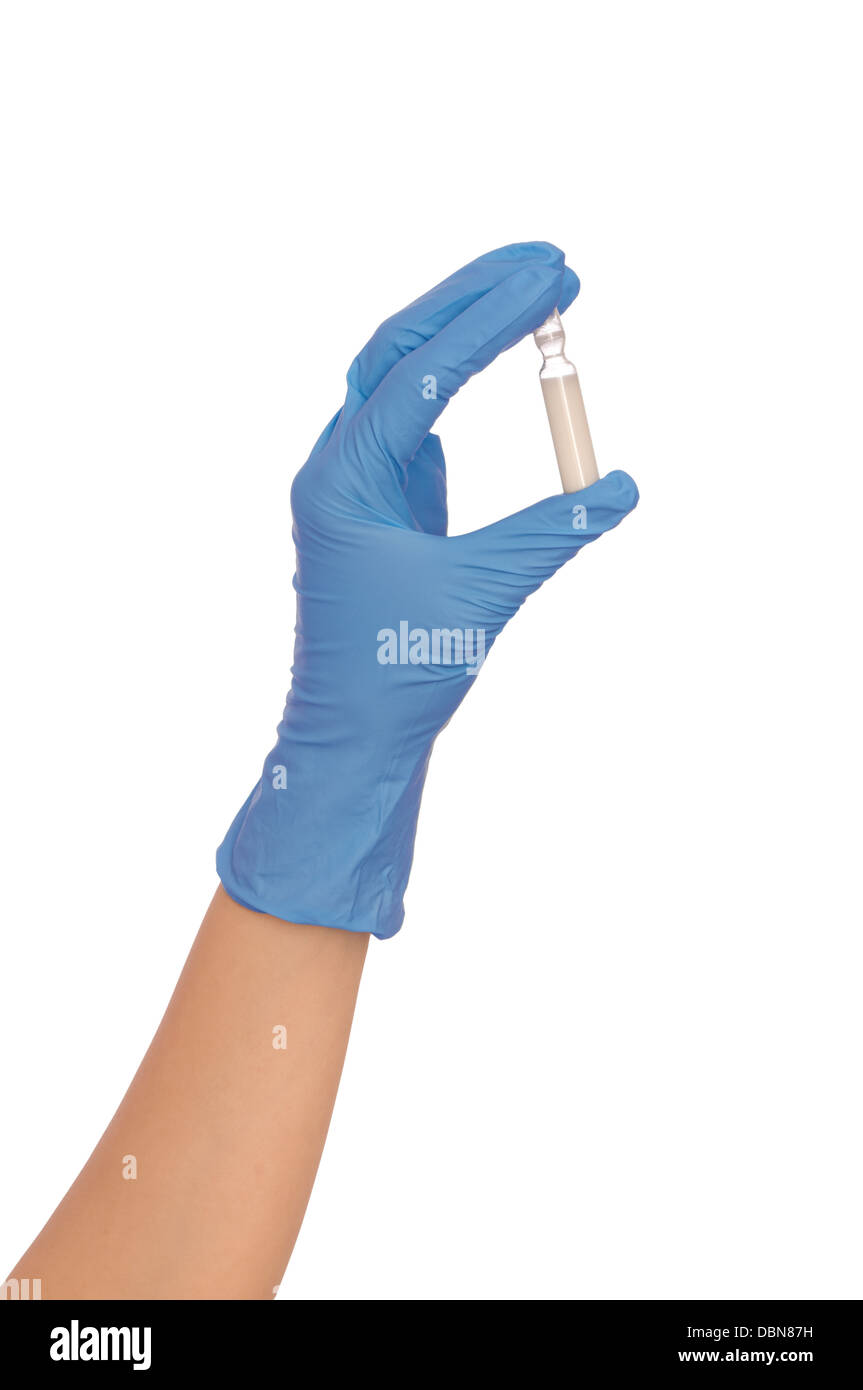 ampule for making a vaccination Stock Photo - Alamy