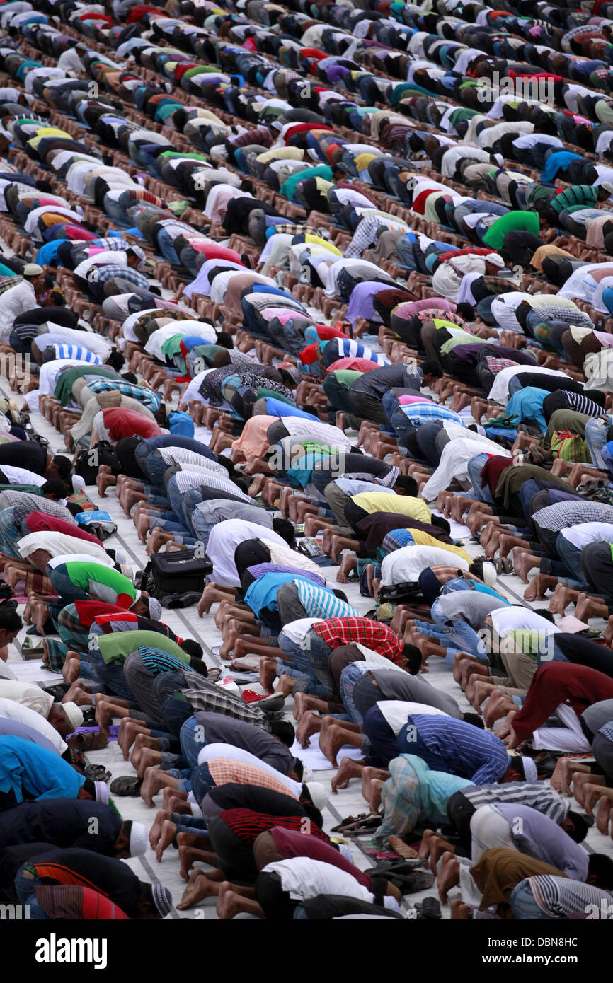 Dhaka,Bangladesh 02nd August 2013; The Muslims across the country, as ...