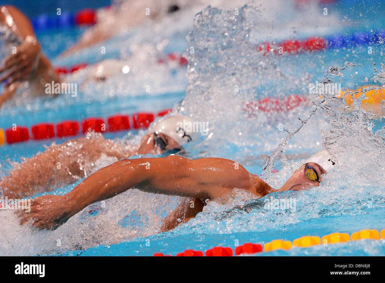 Barcelona, Spain. 02nd Aug, 2013. Markus Deibler of Germany swims ...