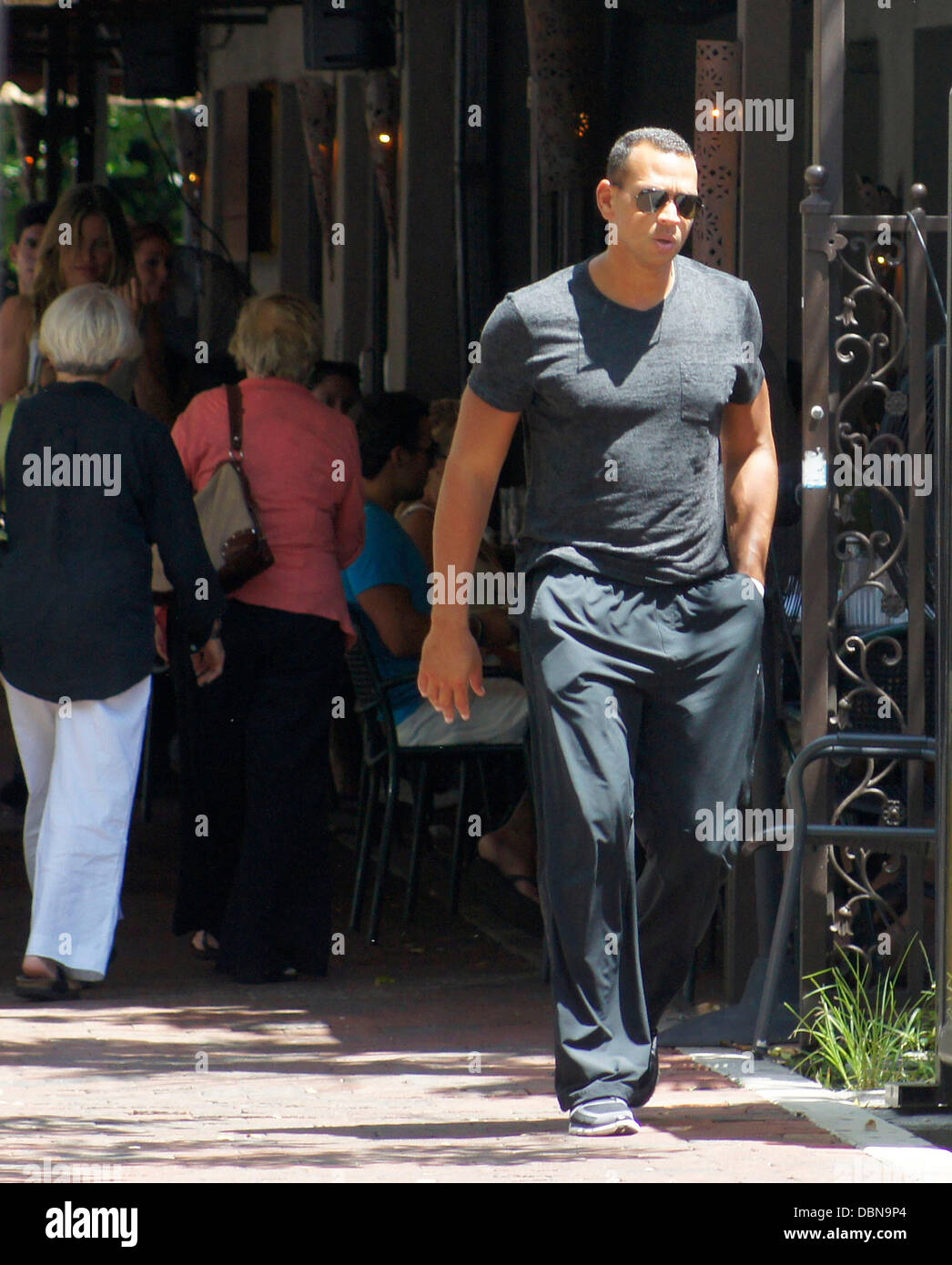 Alex Rodriguez after having lunch in Miami Miami, Florida - 23.07.11 ...