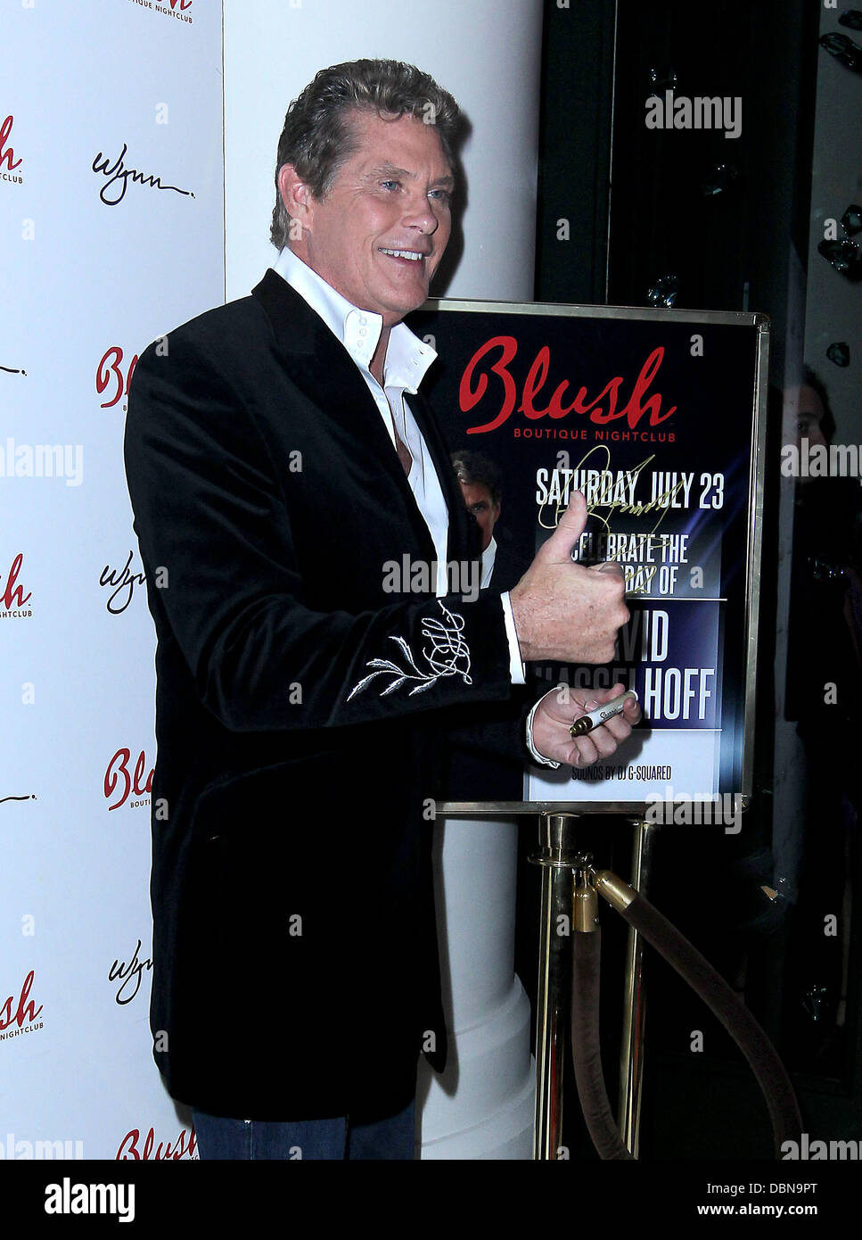 David Hasselhoff celebrates his birthday at Blush Boutique Nightclub at ...