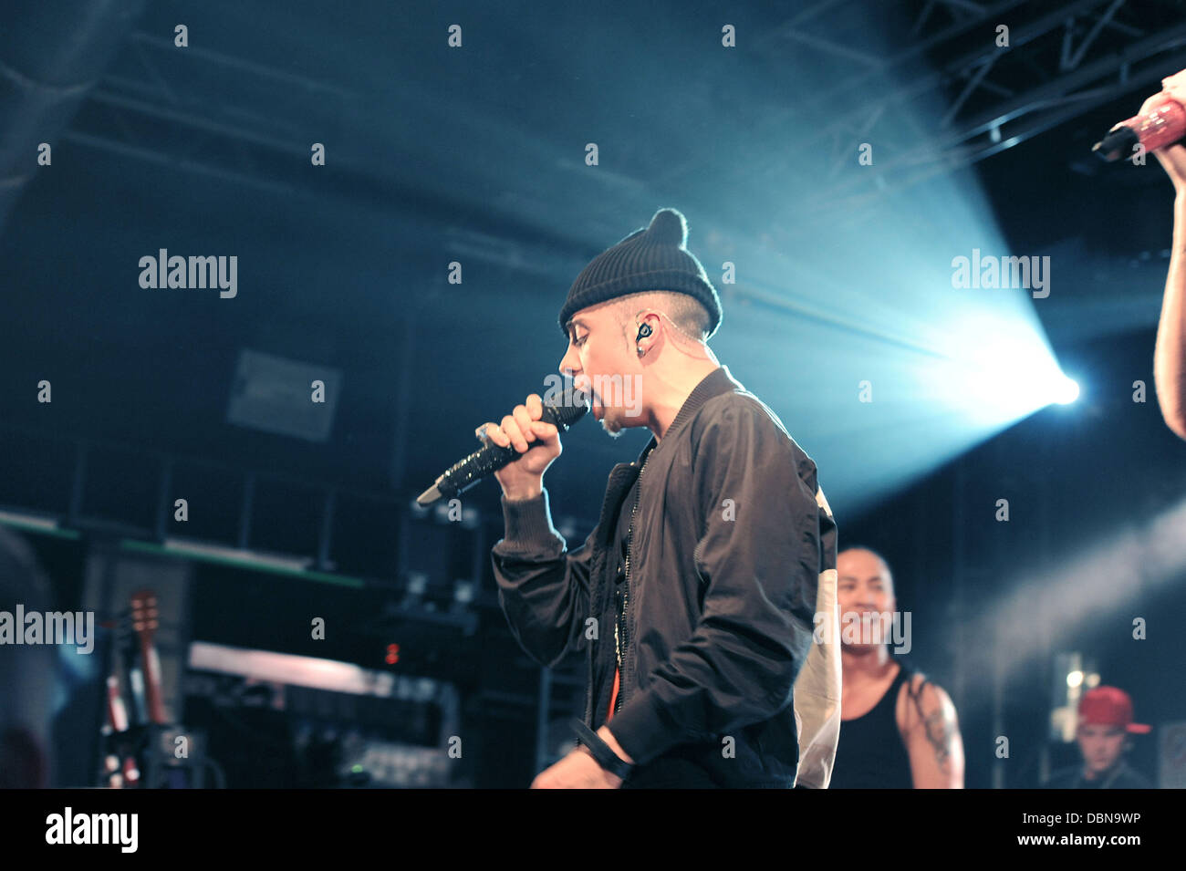 Dino Contostavlos aka Dappy N-Dubz performing at the o2 academy ...
