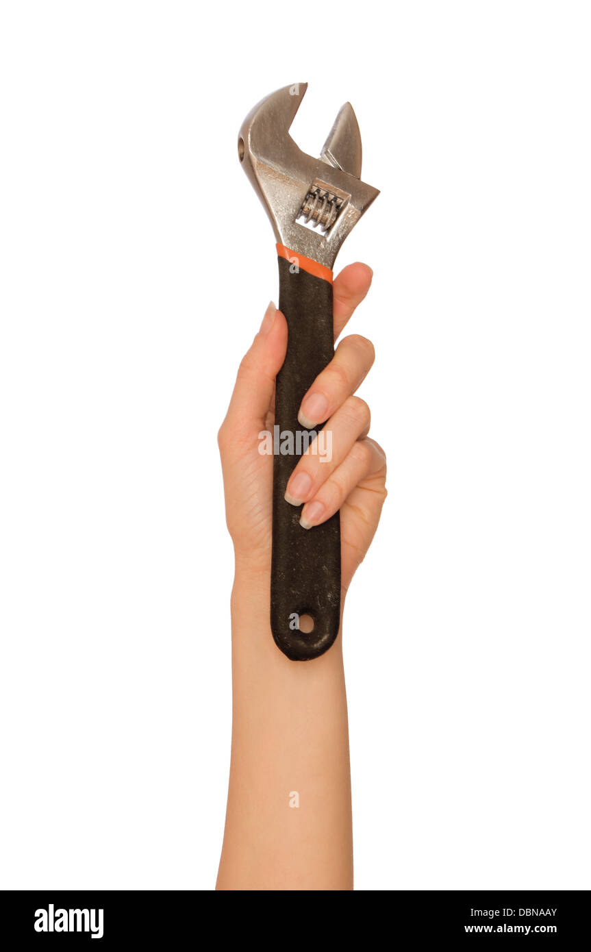 Steel adjustable spanner screw hi-res stock photography and images - Alamy