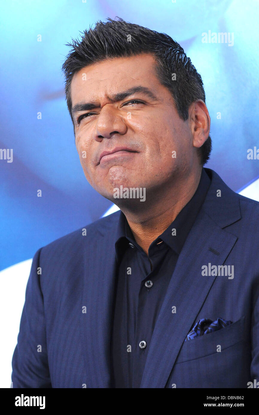 George Lopez, 'The Smurfs' world premiere at the Ziegfeld Theater ...