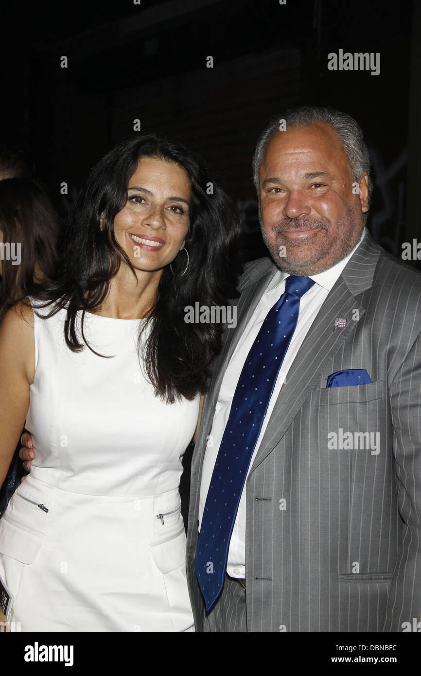Margo Urban and Bo Dietl Opening night of the Off-Broadway production ...