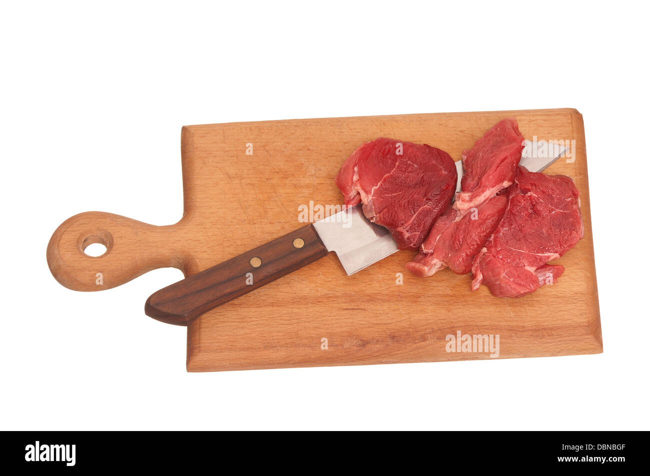 Slices of the meat Stock Photo - Alamy