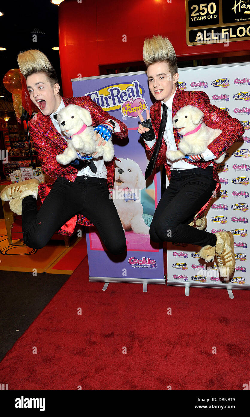 Edward Grimes and John Grimes aka Jedward launch the new 'Fur Real ...