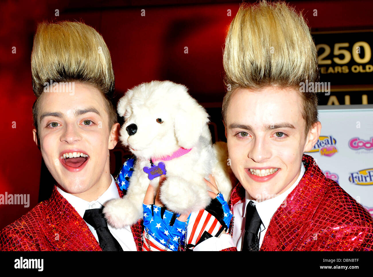 Edward Grimes and John Grimes aka Jedward launch the new 'Fur Real ...