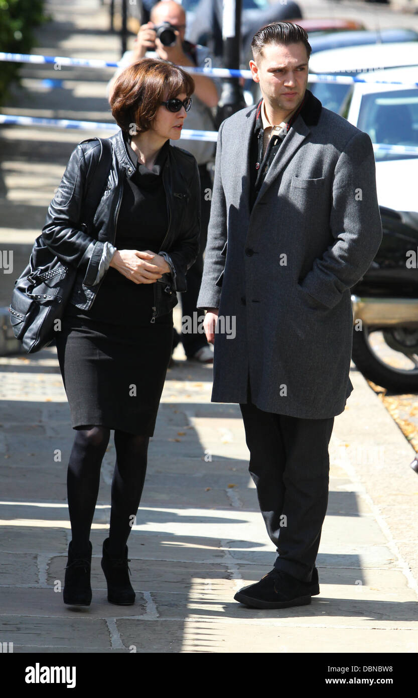 Reg Traviss outside Amy Winehouse's house following her tragic death on ...