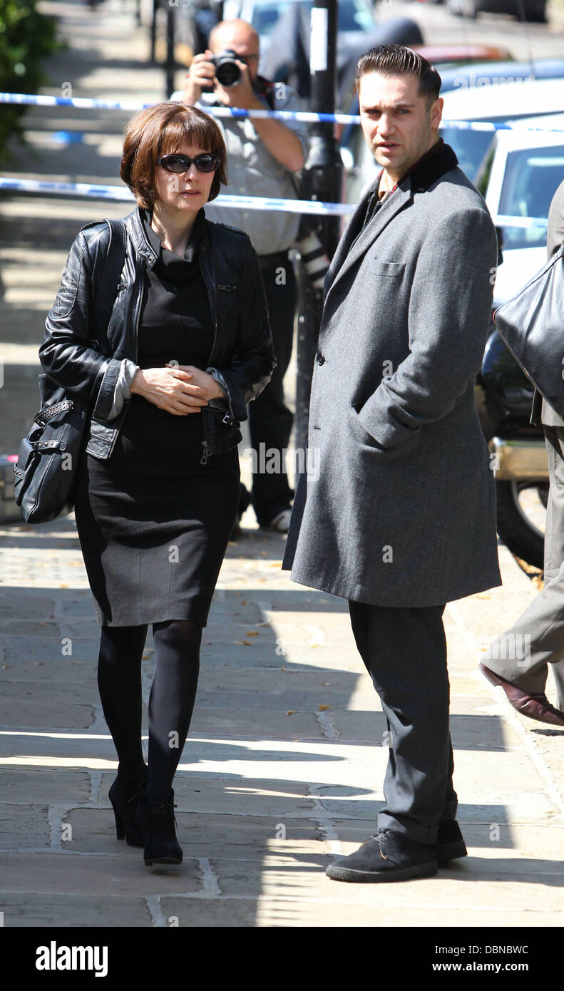 Reg Traviss outside Amy Winehouse's house following her tragic death on ...