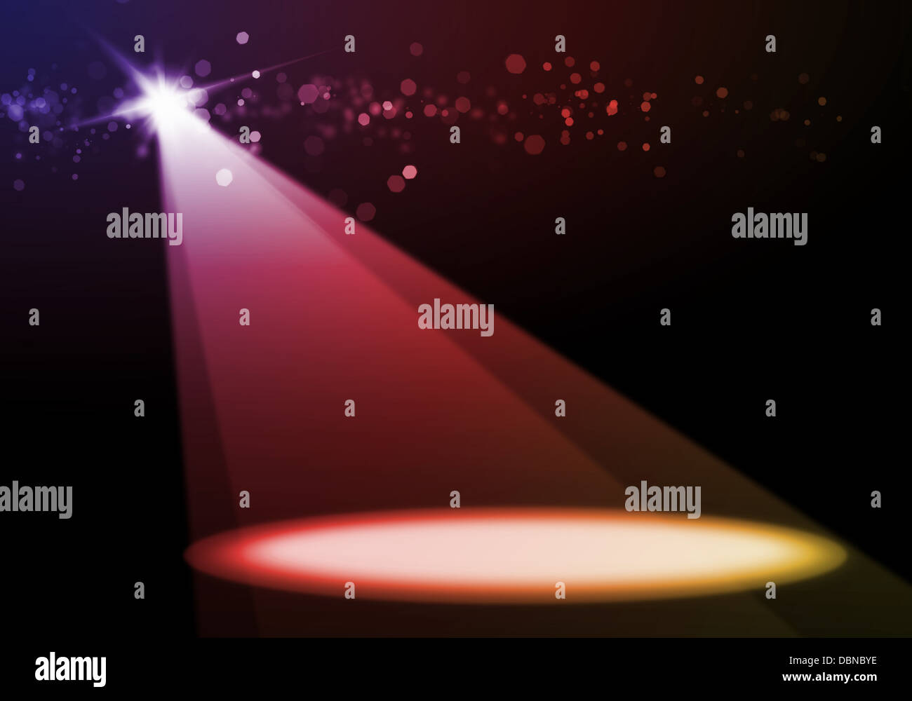 Stage lights. illustration Stock Photo - Alamy