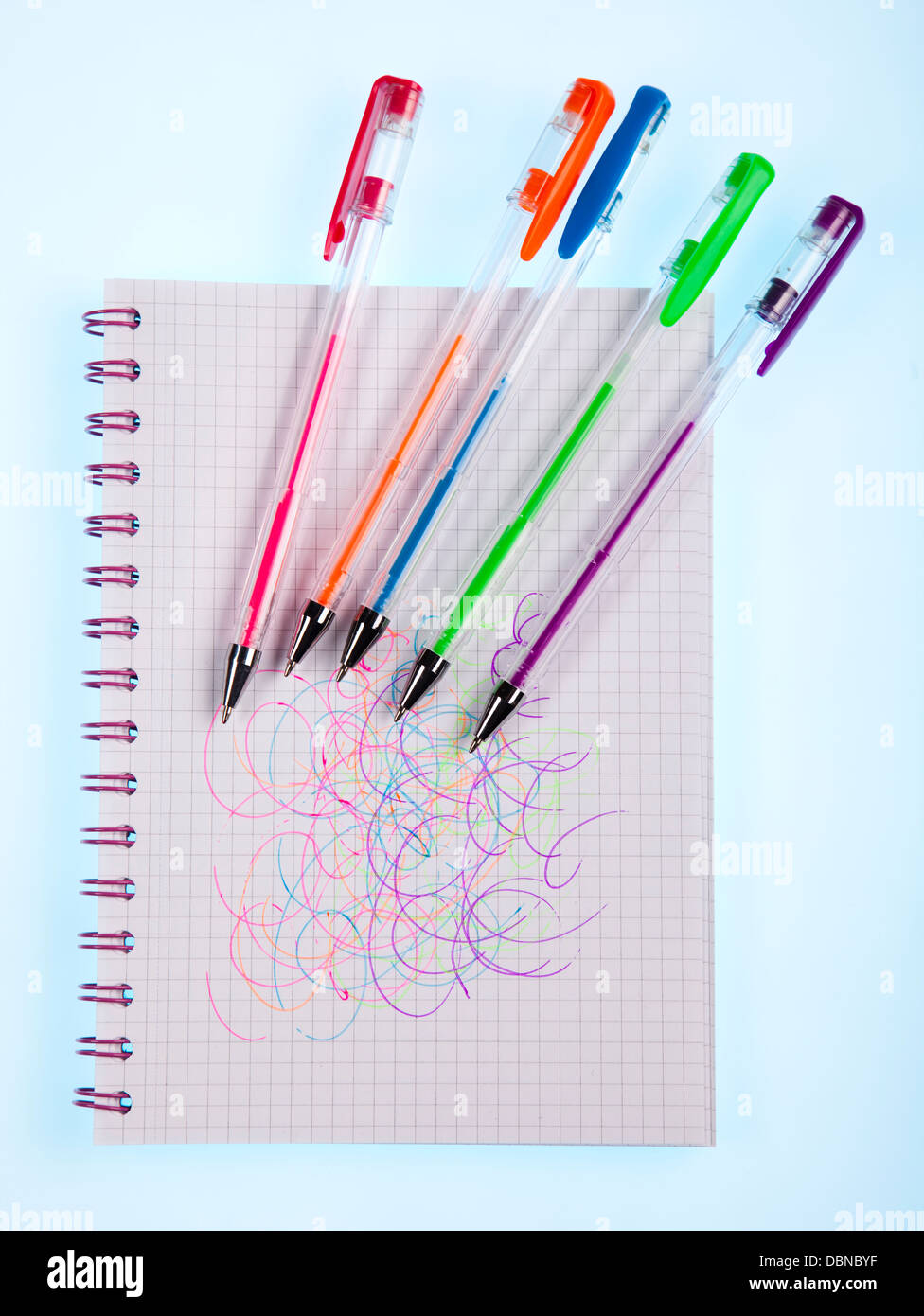 Back to school concept, Notepad Stock Photo - Alamy