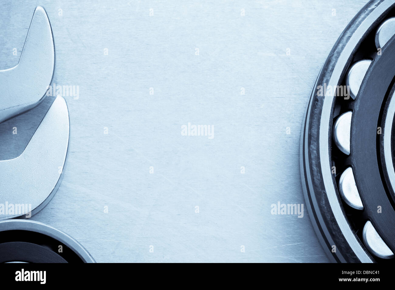 bearings at metal background Stock Photo - Alamy