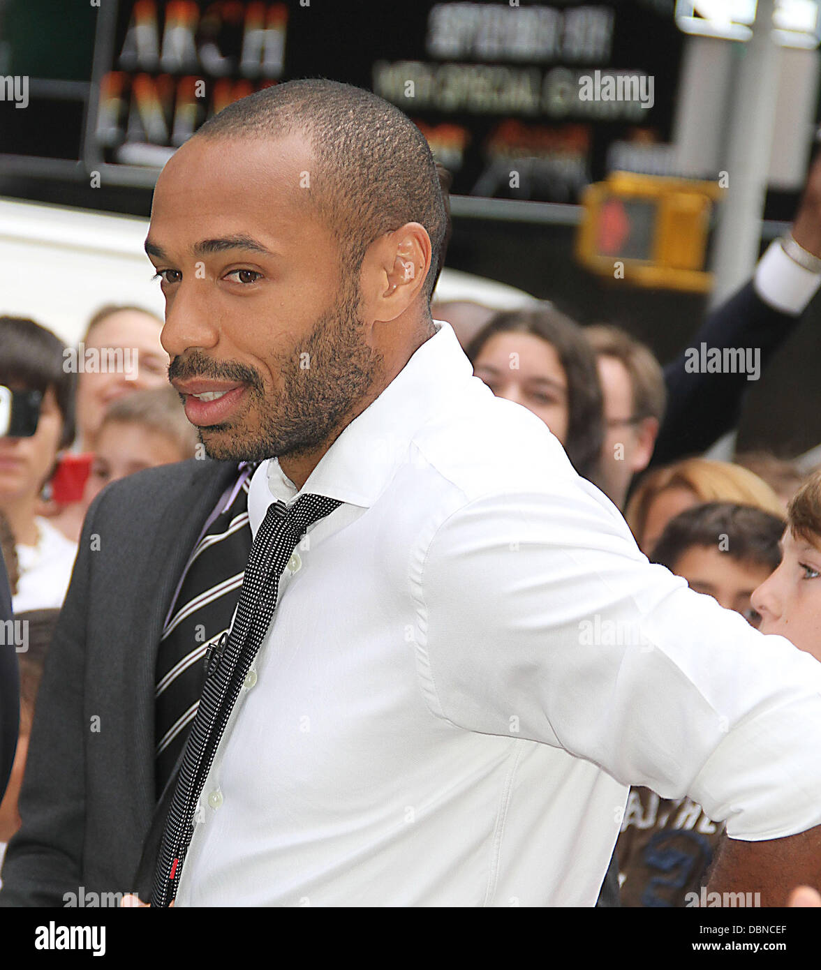 Thierry Henry outside ABC studios for 'Good Morning America' New York ...