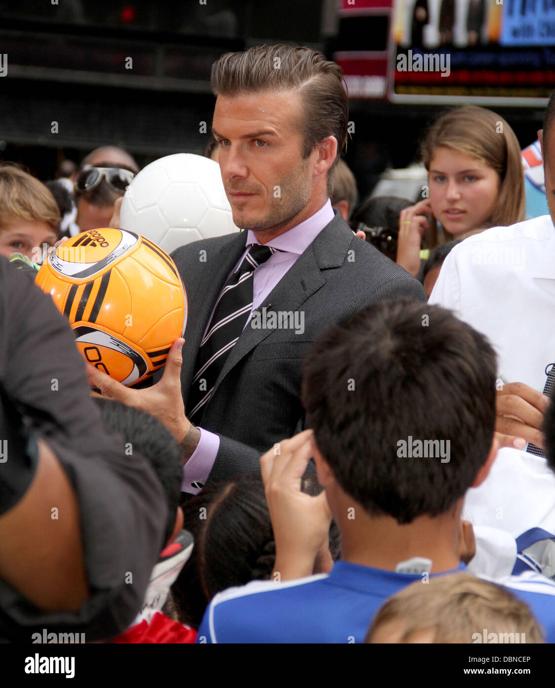 David Beckham outside ABC studios for 'Good Morning America' New York ...