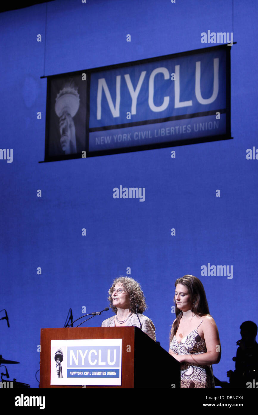 Donna Lieberman and Liana Stampur 'Broadway Stands Up for Freedom': A ...