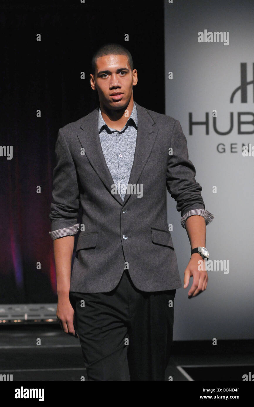 Chris Smalling Hublot 'Art of Fusion' Fashion Show with Sir Alex ...