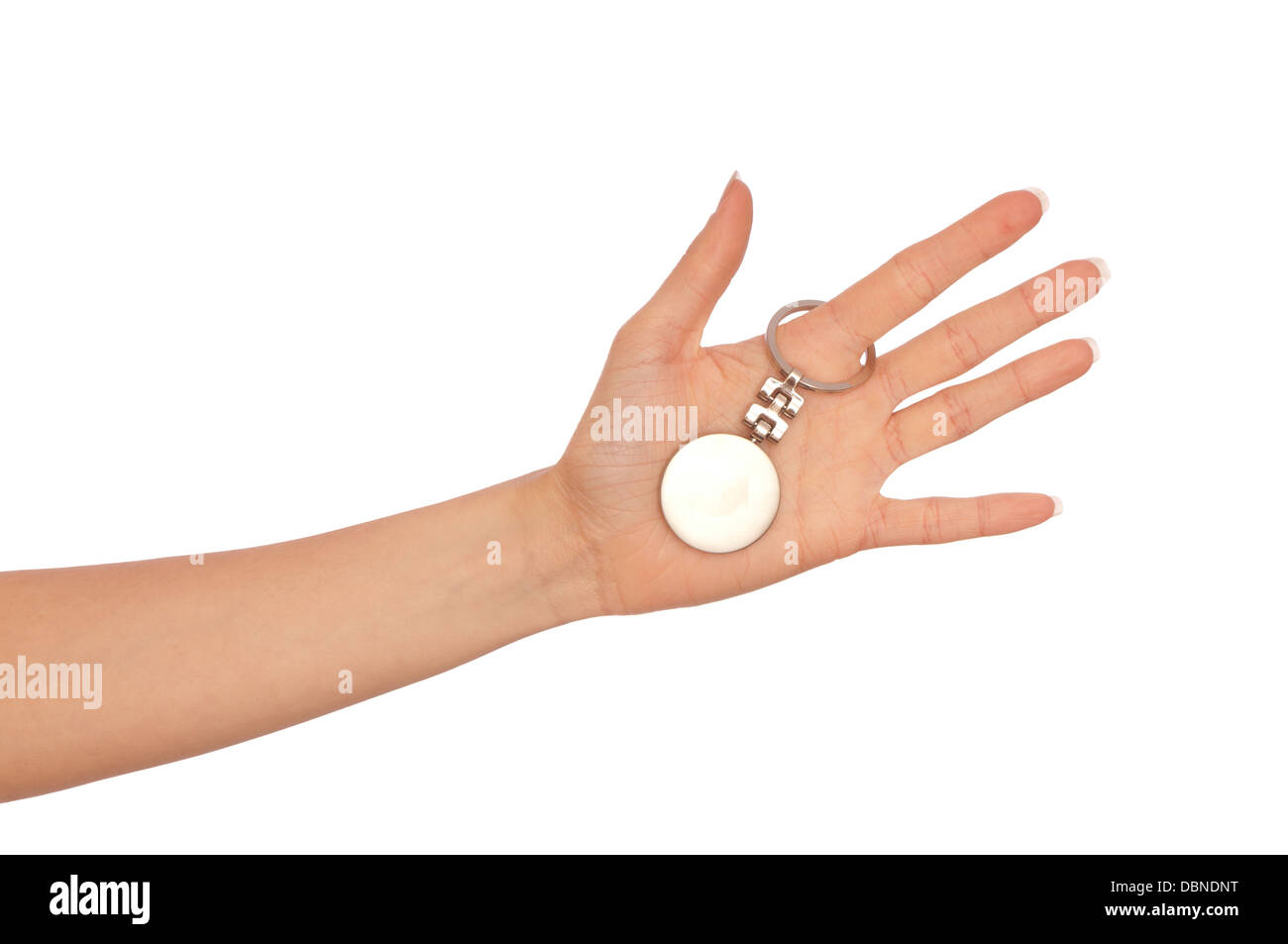 key ring in the hand Stock Photo - Alamy
