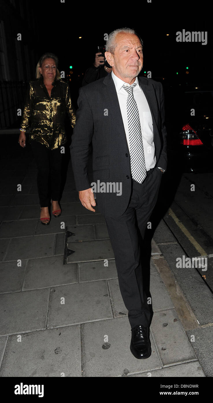 Lord sugar in london hi-res stock photography and images - Alamy