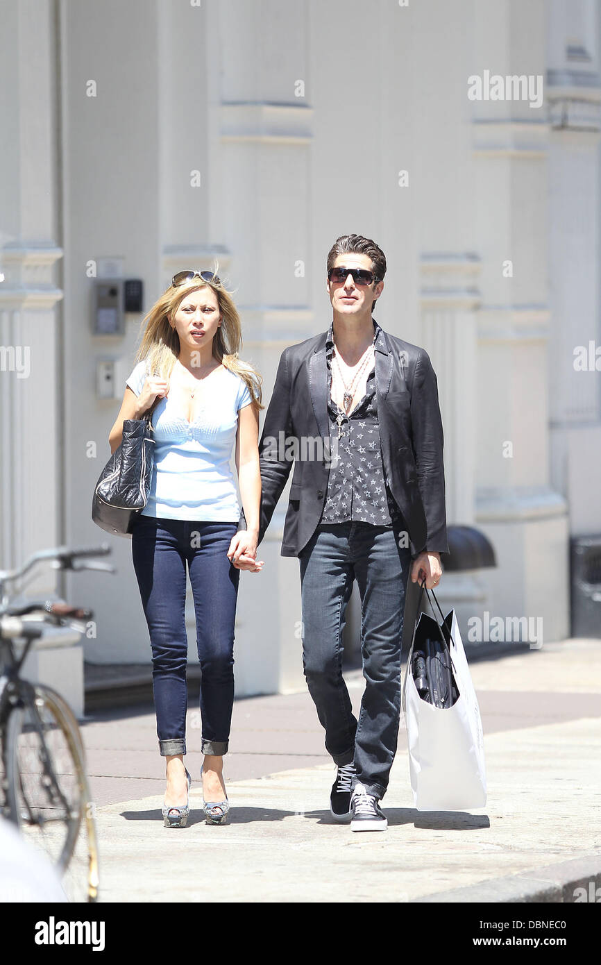 Perry Farrell And Wife Etty Farrell High Resolution Stock Photography ...