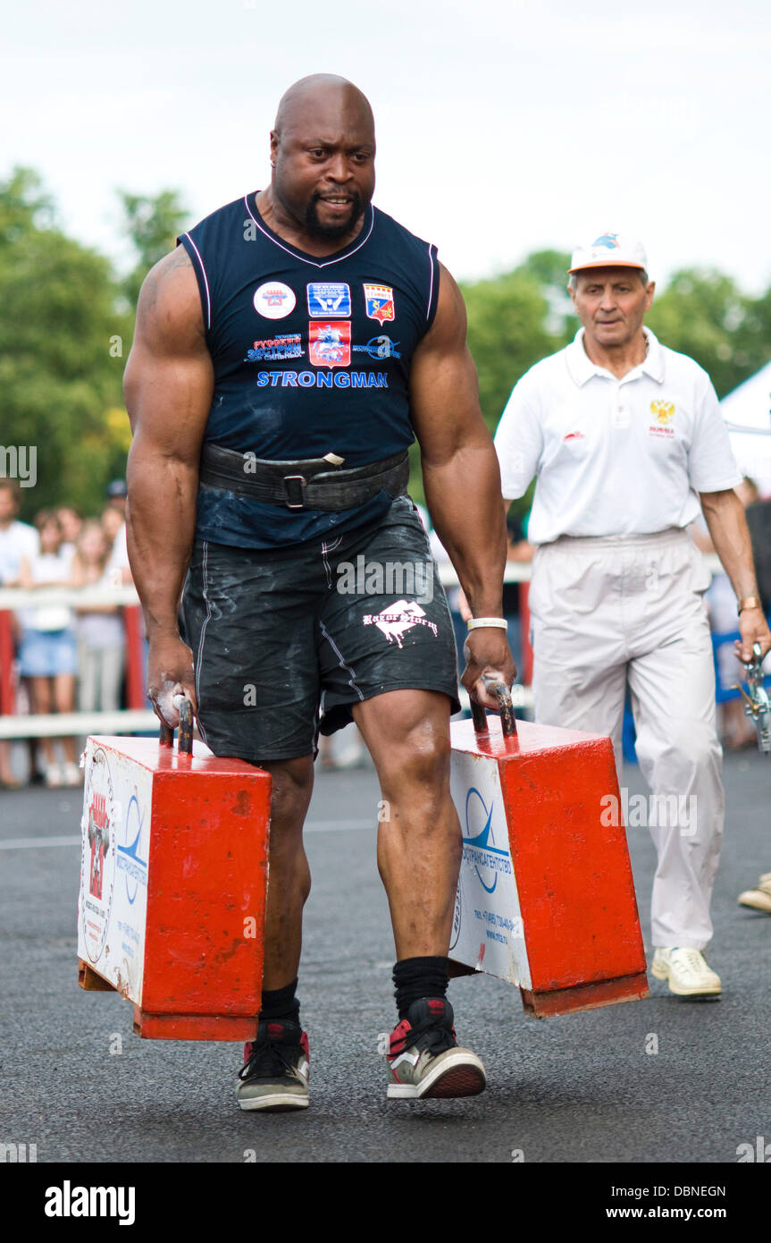 Mark Trevor Felix participating at the 'Pro Strongman' competition ...