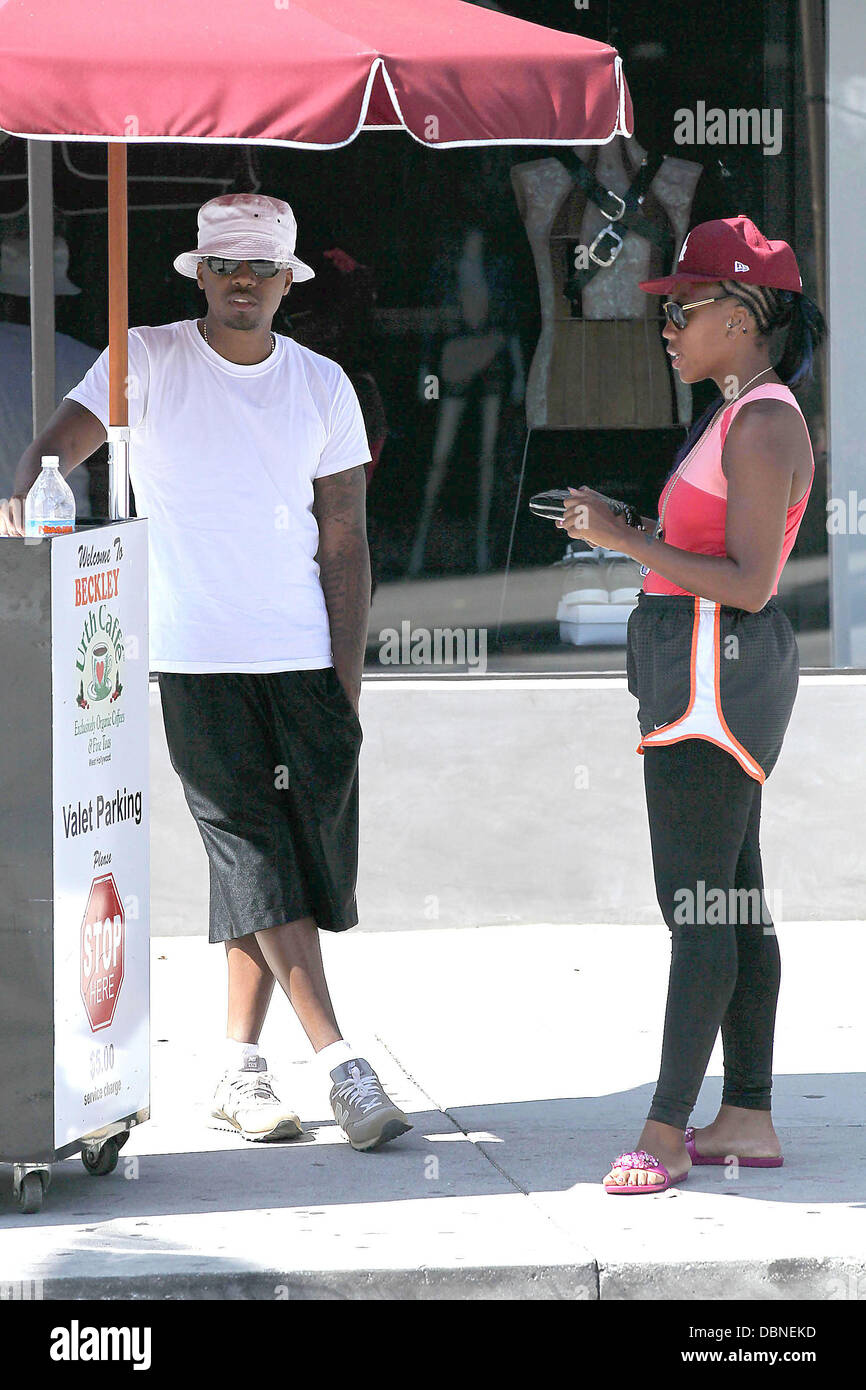 American rapper and actor, Nasir bin Olu Dara Jones who performs under ...