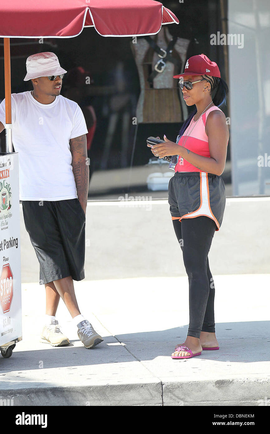 American rapper and actor, Nasir bin Olu Dara Jones who performs under ...