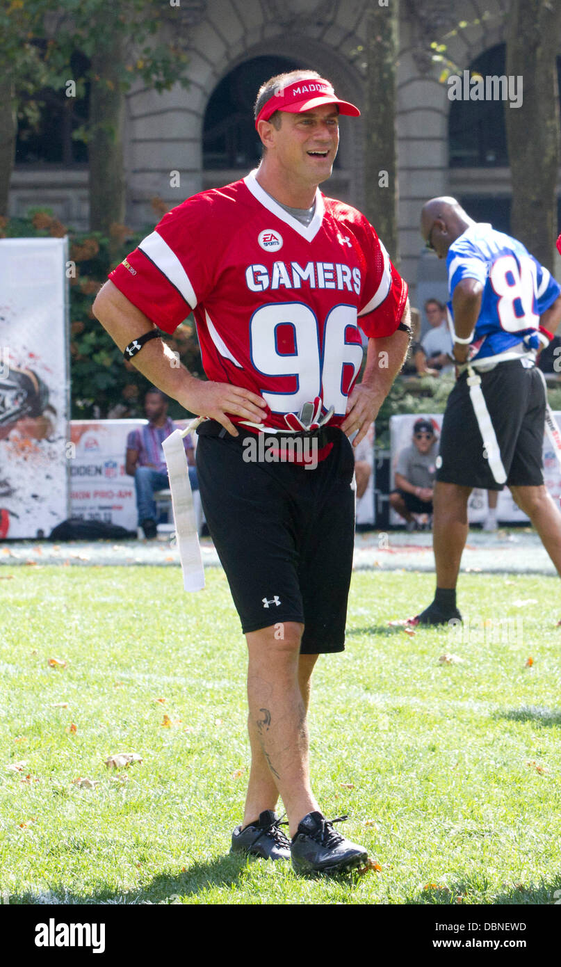 Chris Meloni EA Sports Madden NFL 12 Pigskin Pro Am football game held ...