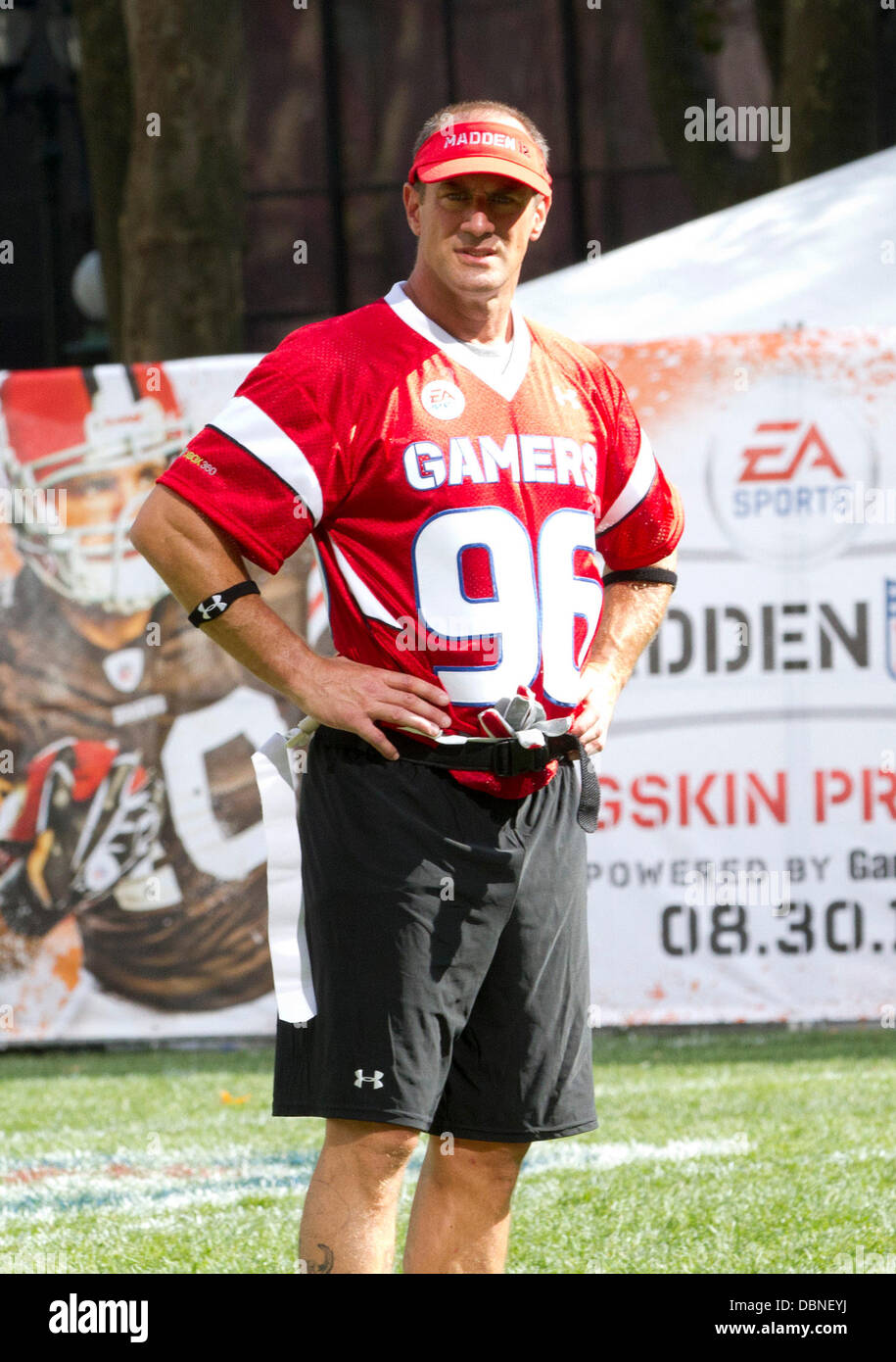 Chris Meloni EA Sports Madden NFL 12 Pigskin Pro Am football game held ...