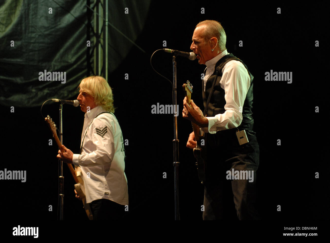 Status Quo perform live at the Old Royal Naval Collage as part of the ...
