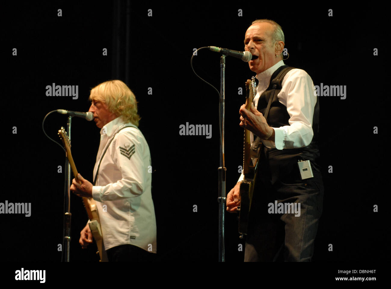Status Quo perform live at the Old Royal Naval Collage as part of the ...