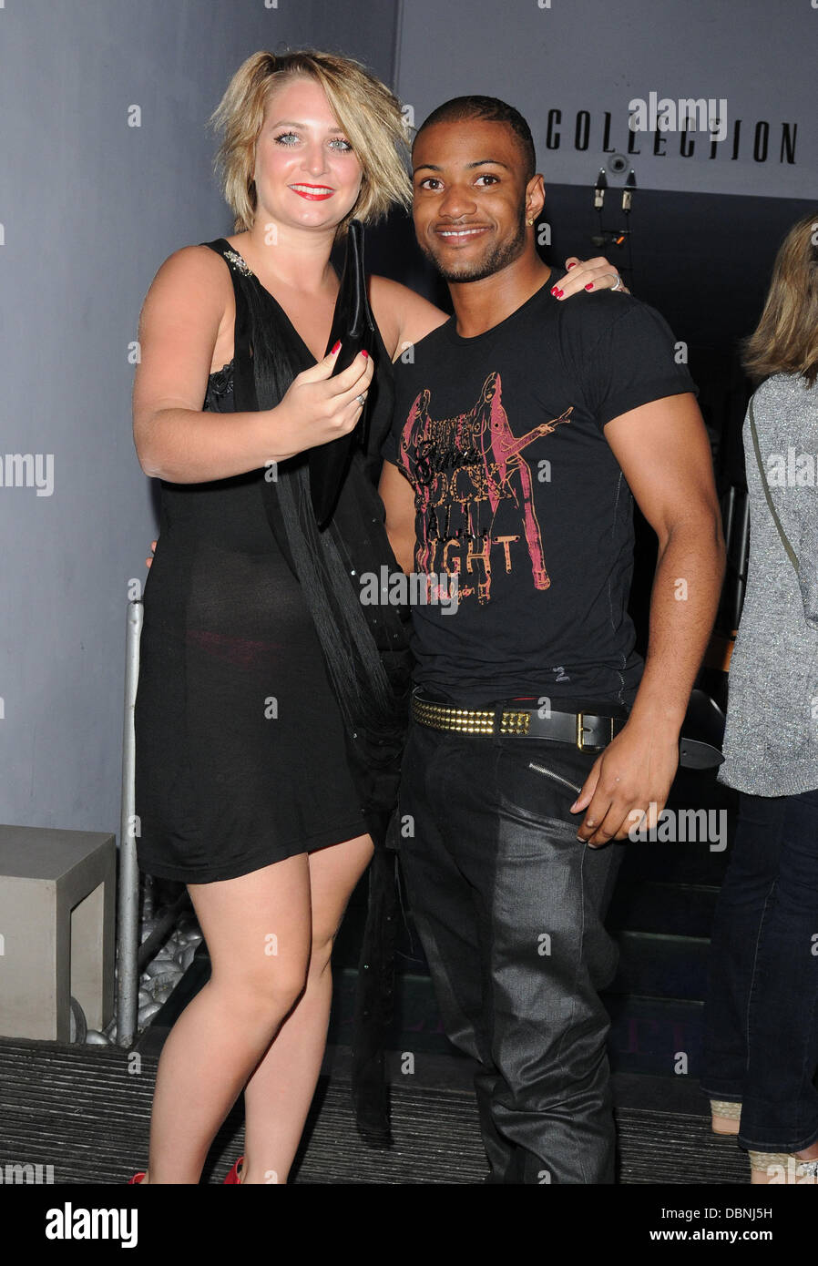 Jonathan 'JB' Gill and his girlfriend Chloe Tangney JLS visit The ...