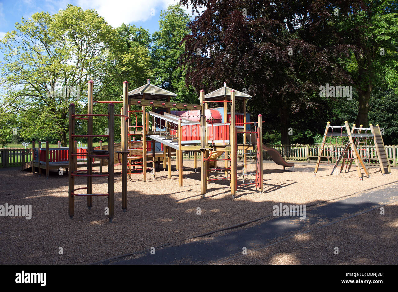 Croxteth Park children's playground, Liverpool, Merseyside, UK Stock ...