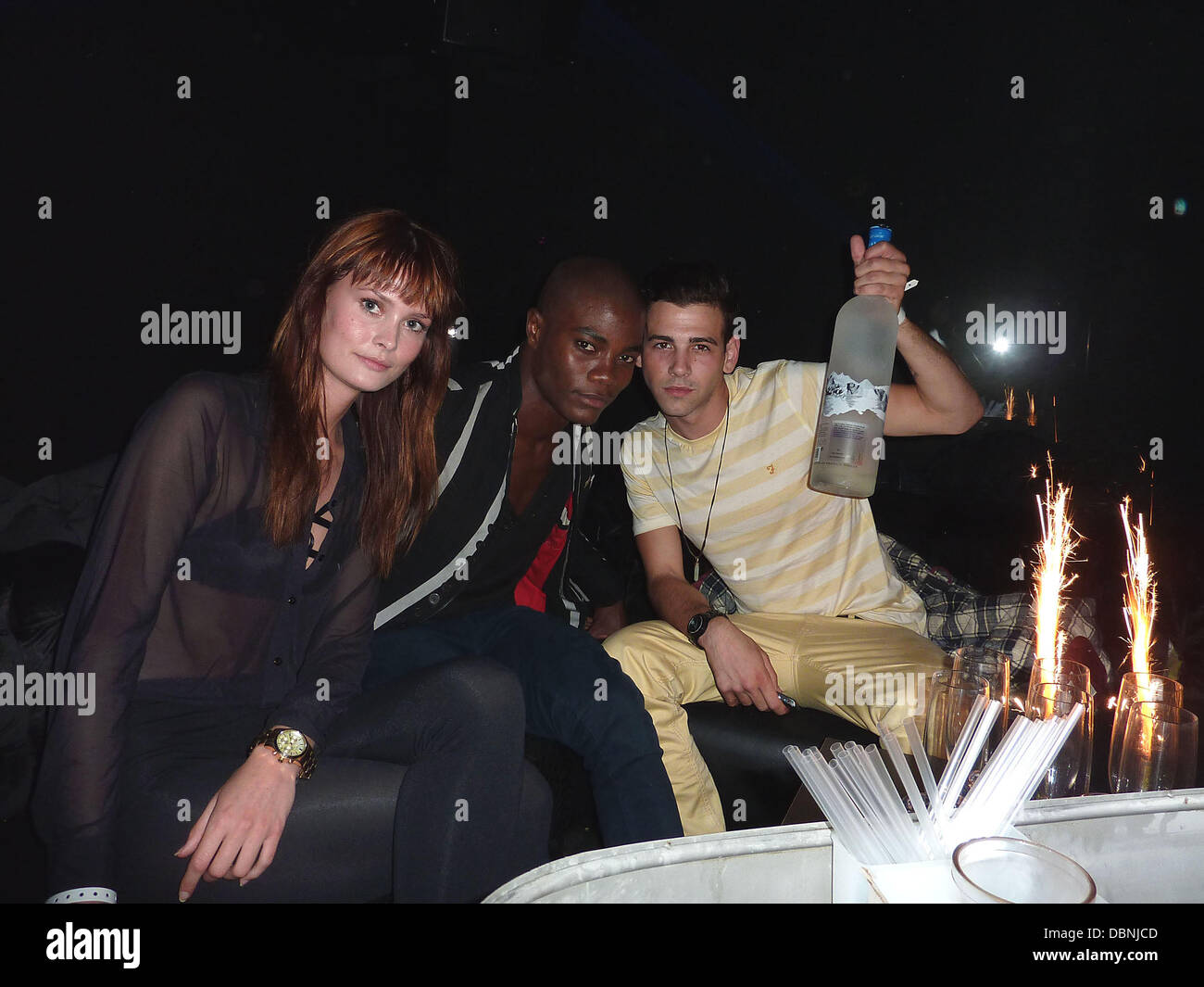 Dirty Pretty Things band Inside the VIP at Merah club London, England ...