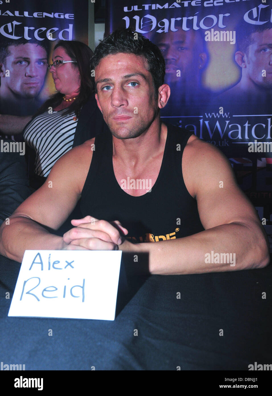 Alex Reid Press conference and weigh-in ahead of the MMA fight between ...