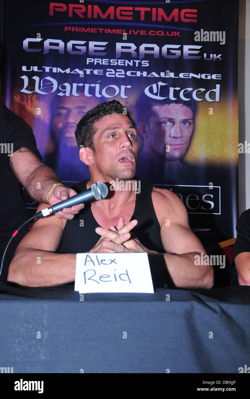 Alex Reid Press conference and weigh-in ahead of the MMA fight between ...